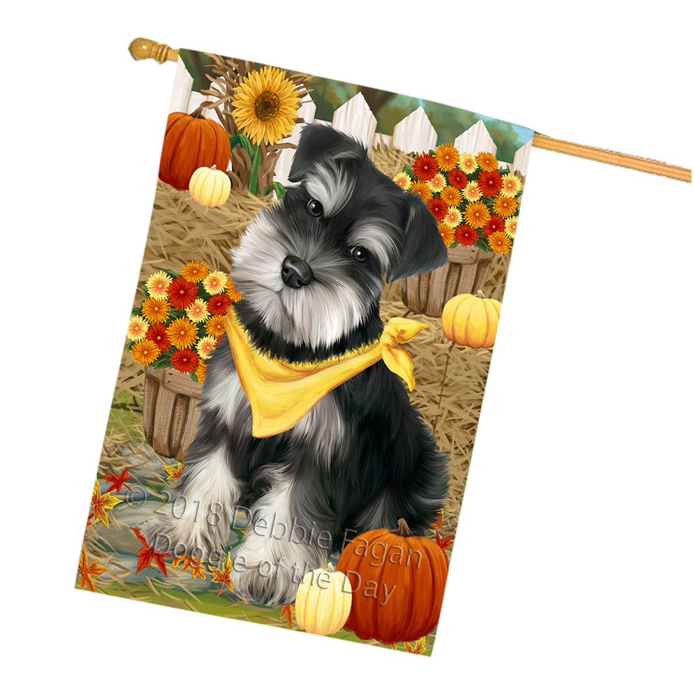 Schnauzer Dog House Flag Holiday Double Sided 28"x40" Many Designs NWT ...