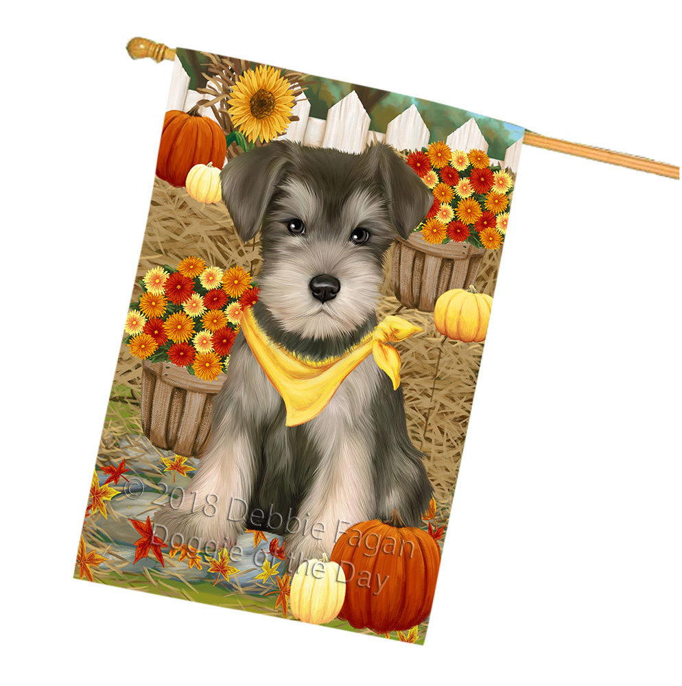 Schnauzer Dog House Flag Holiday Double Sided 28"x40" Many Designs NWT ...