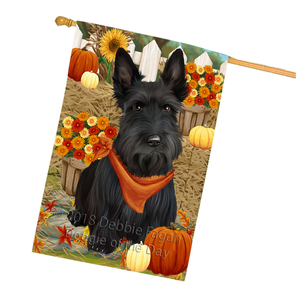 Scottish Terrier Dog House Flag Holiday Double Sided 28"x40" Many ...