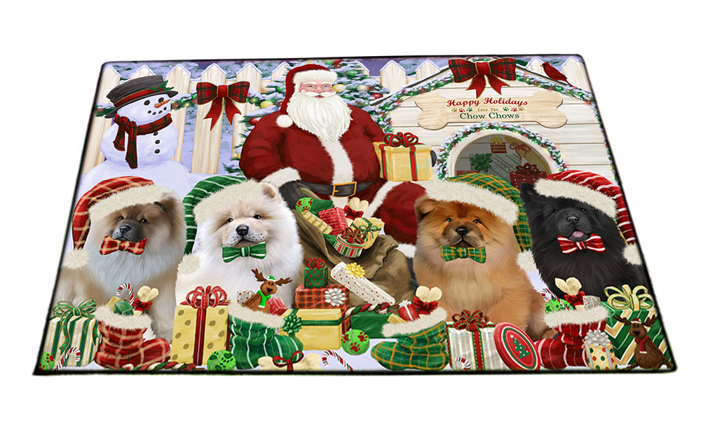 Chow Chow Dog Floor Mat Personalized Anti-Slip Pet Door Mat Indoor ...