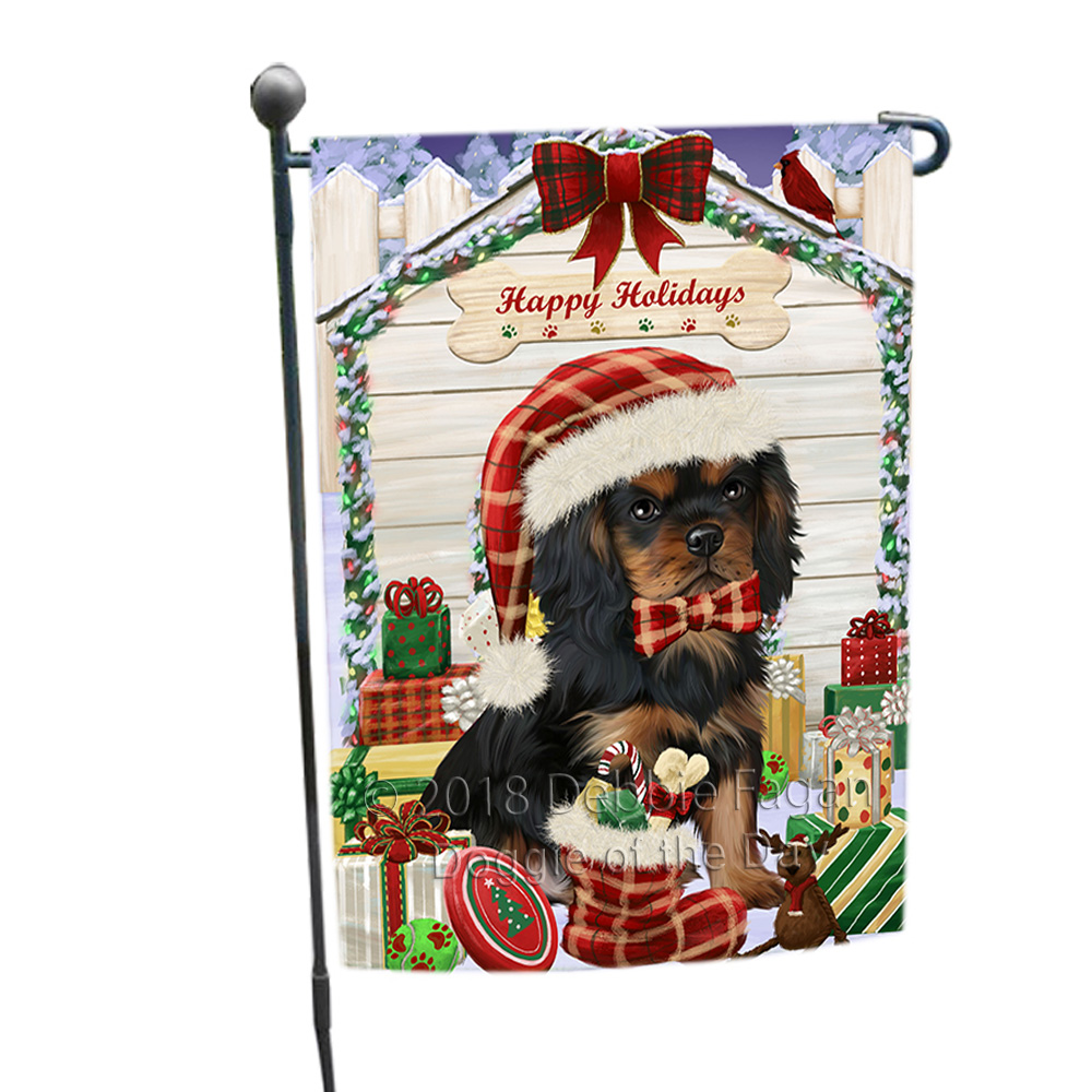 Cavalier King Charles Spaniel Dog Garden Flag Personalize Double Sided ...