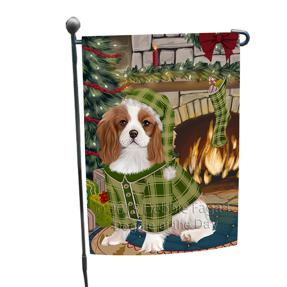 Cavalier King Charles Spaniel Dog Garden Flag Personalize Double Sided ...