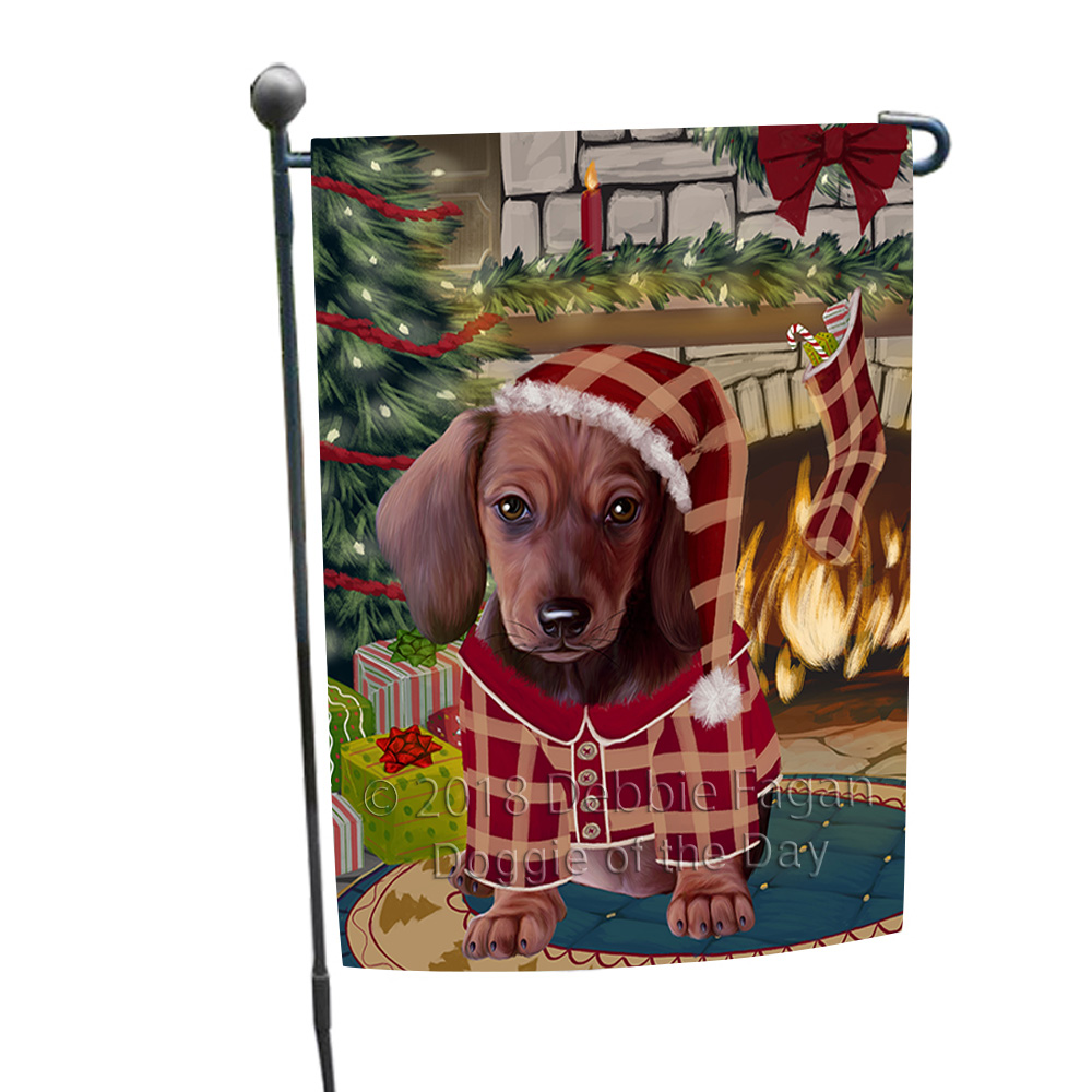 Dachshund Dogs Garden Flag Personalized Double Sided Christmas Many ...