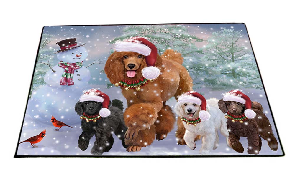 Poodle Dog Floor Mat Personalized Anti-Slip Pet Door Mat Indoor Outdoor ...