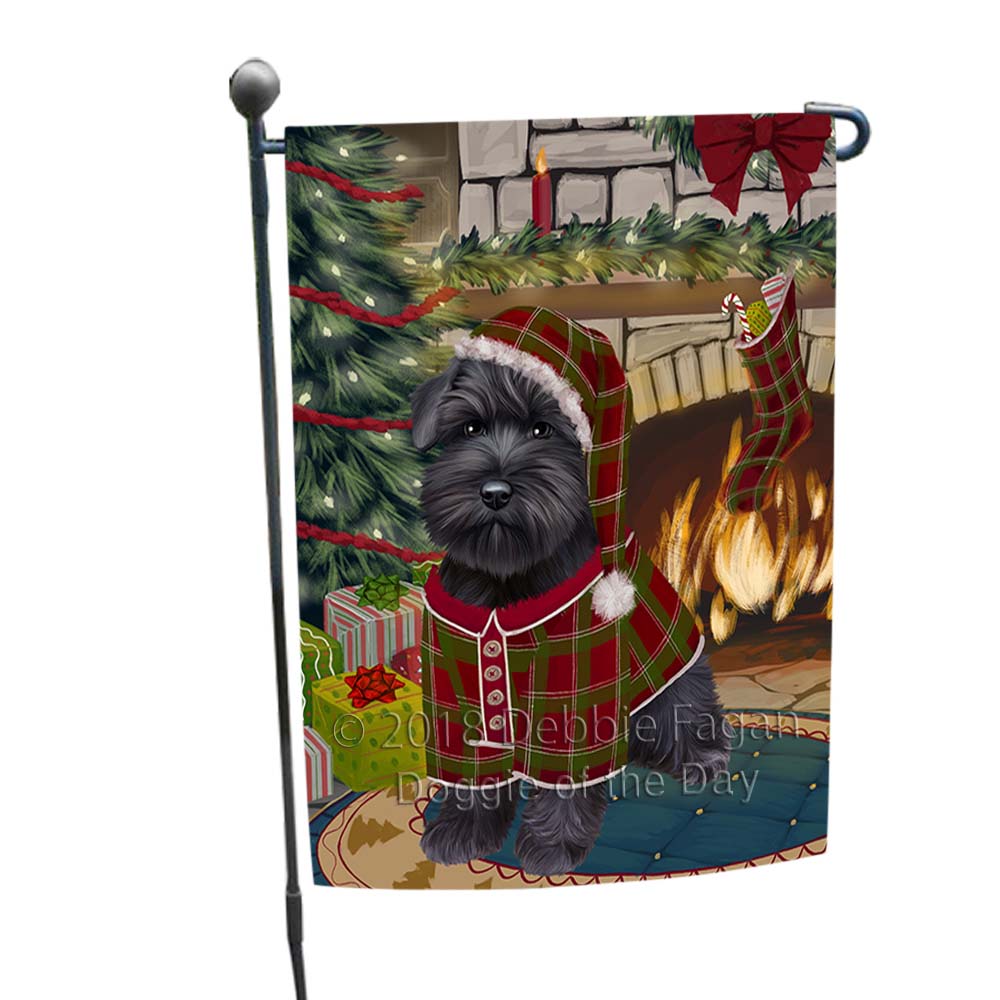 Schnauzer Dogs Garden Flag Personalized Double Sided Christmas Many ...