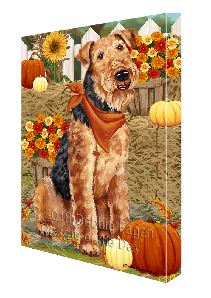 Fall Autumn Greeting Dog Cat Pet Photo Lovers Canvas Wall Art D?cor ...