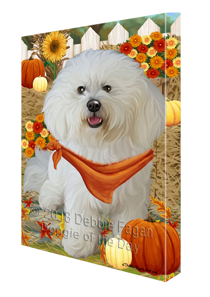 Fall Autumn Greeting Dog Cat Pet Photo Lovers Canvas Wall Art D?cor ...