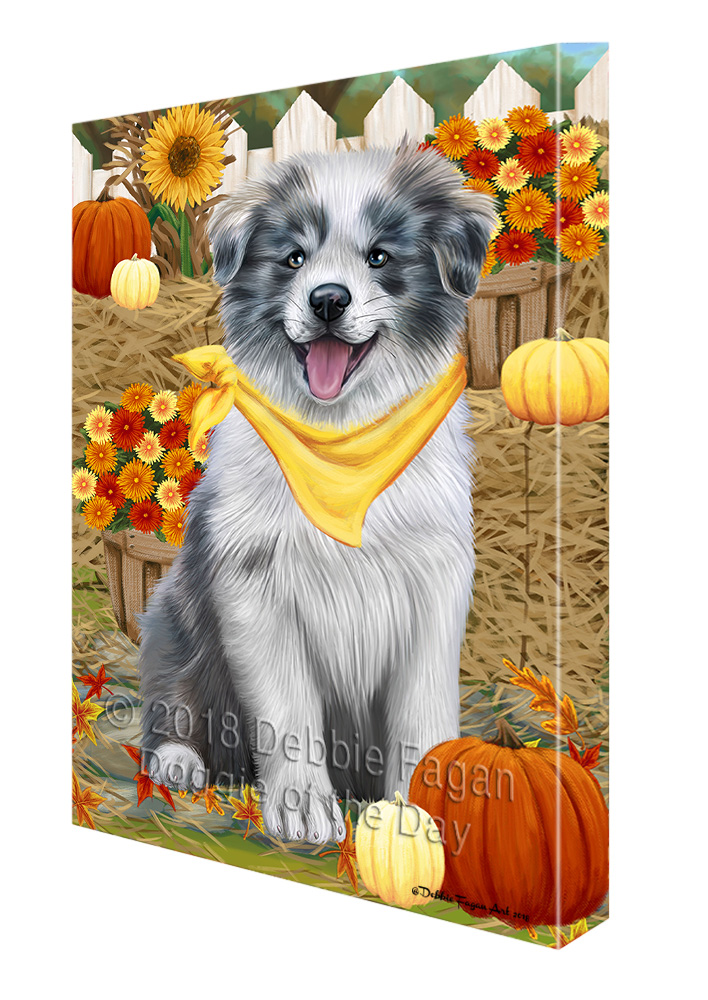 Fall Autumn Greeting Dog Cat Pet Photo Lovers Canvas Wall Art D?cor ...