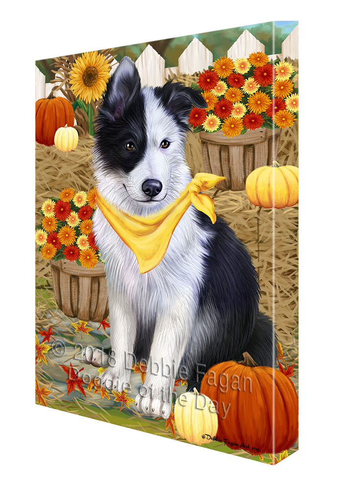 Fall Autumn Greeting Dog Cat Pet Photo Lovers Canvas Wall Art D?cor ...