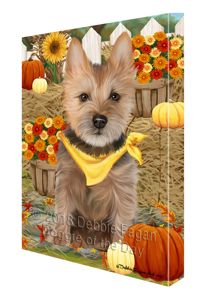 Fall Autumn Greeting Dog Cat Pet Photo Lovers Canvas Wall Art D?cor ...