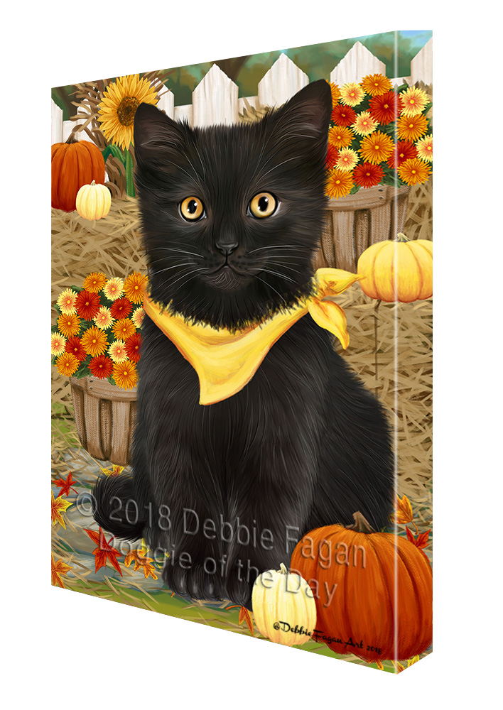 Fall Autumn Greeting Dog Cat Pet Photo Lovers Canvas Wall Art D?cor ...