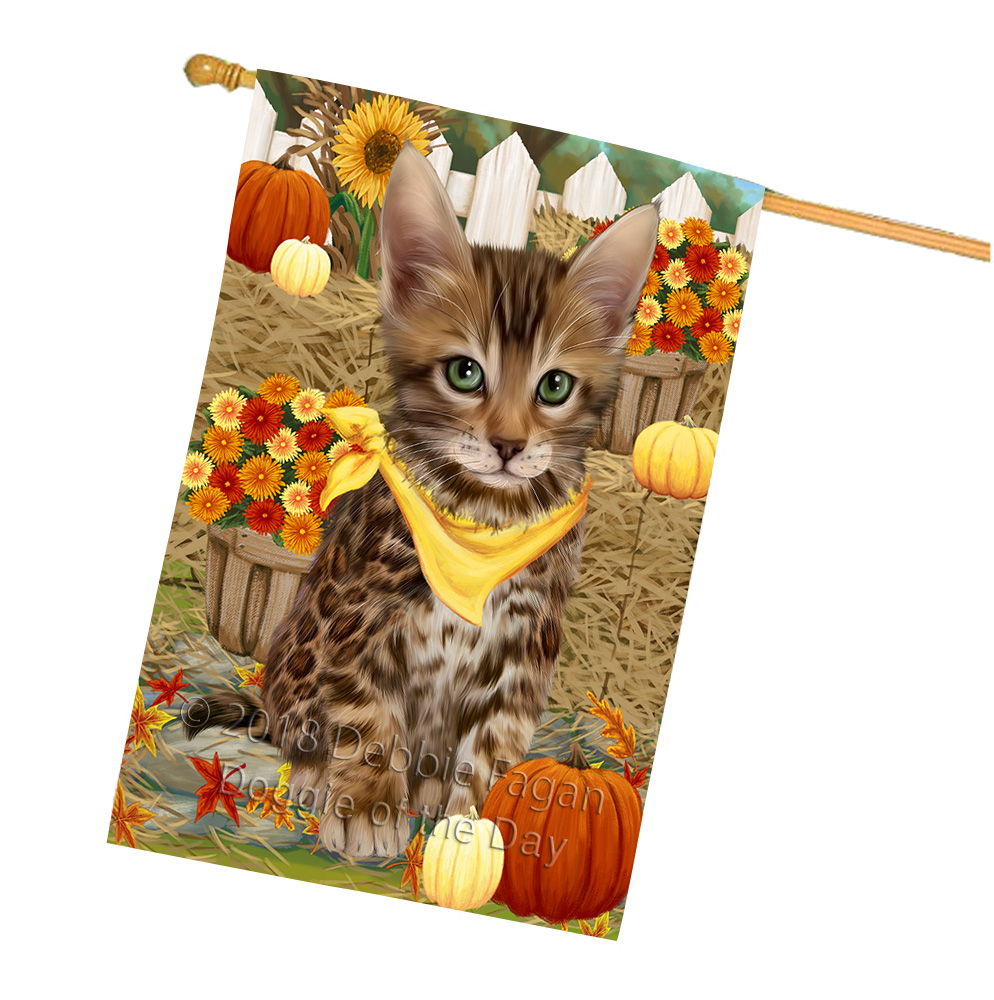 Bengal Cat House Flag Holiday Double Sided 28"x40" Many Designs NWT NEW ...