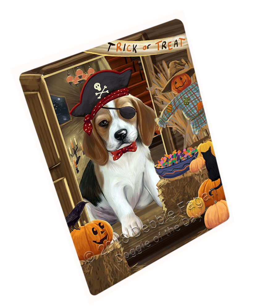 Halloween Trick or Treat Dog Cat Pet Lovers Refrigerator Magnet 11.5x17 ...