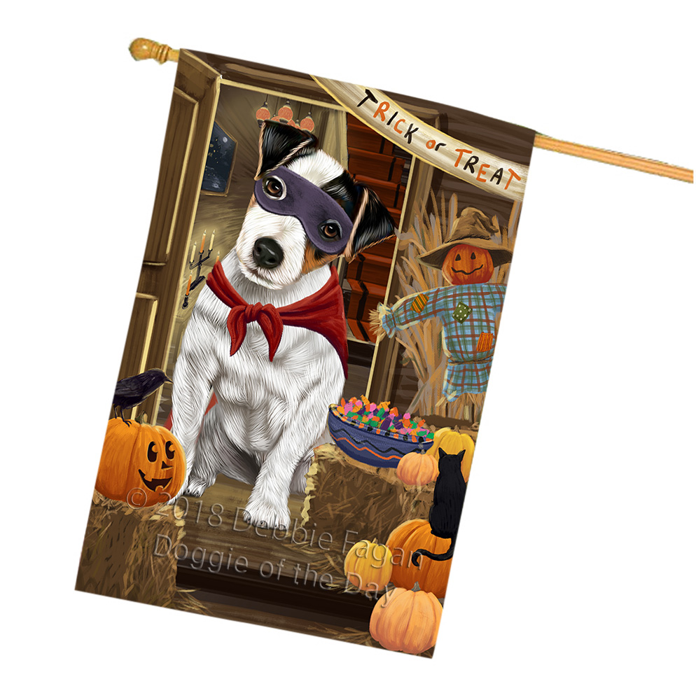 Jack Russell Dog House Flag Holiday Double Sided 28"x40" Many Designs ...