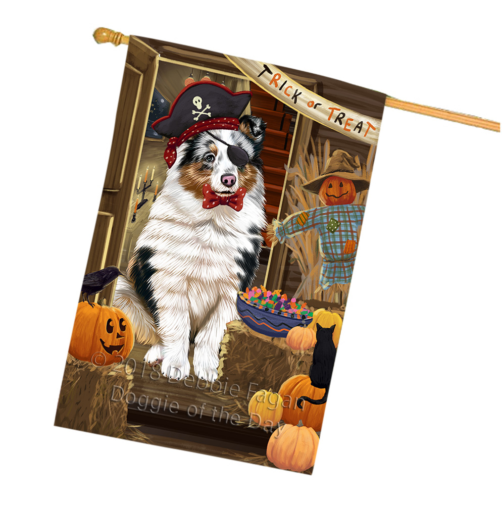 Shetland Sheepdog House Flag Holiday Double Sided 28"x40" Many Designs ...
