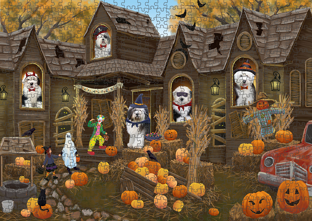 Halloween Haunted House Dog Cat Pet Jigsaw Puzzle Games for Adults | eBay