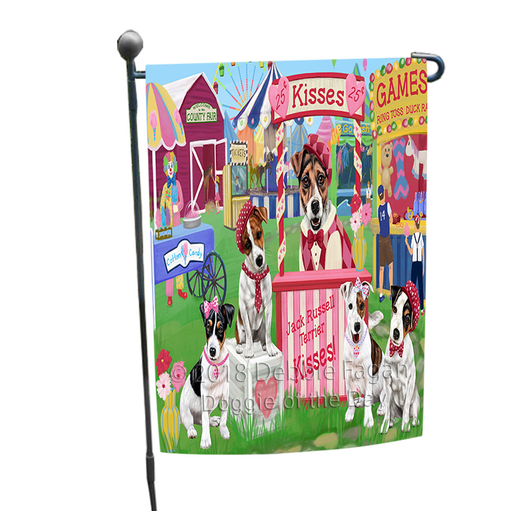 Jack Russell Dogs Garden Flag Personalized Double Sided Many Designs ...
