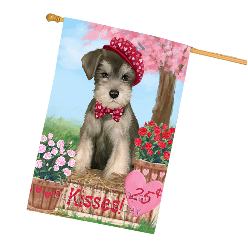 Schnauzer Dog House Flag Holiday Double Sided 28"x40" Many Designs NWT ...