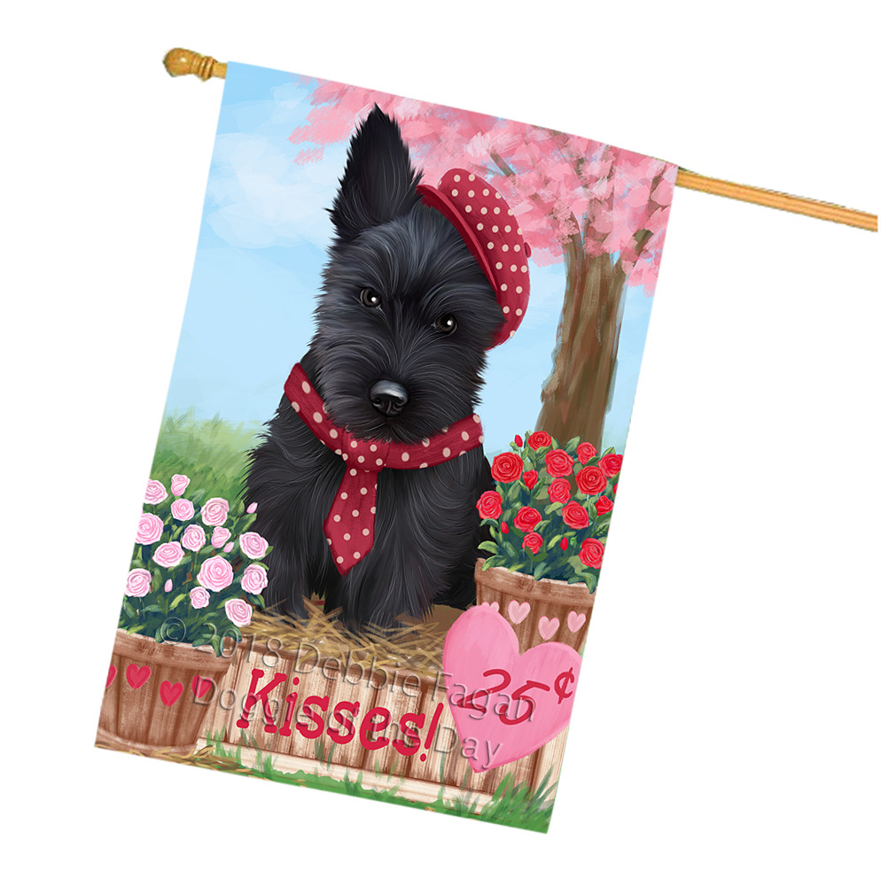 Scottish Terrier Dog House Flag Holiday Double Sided 28"x40" Many ...