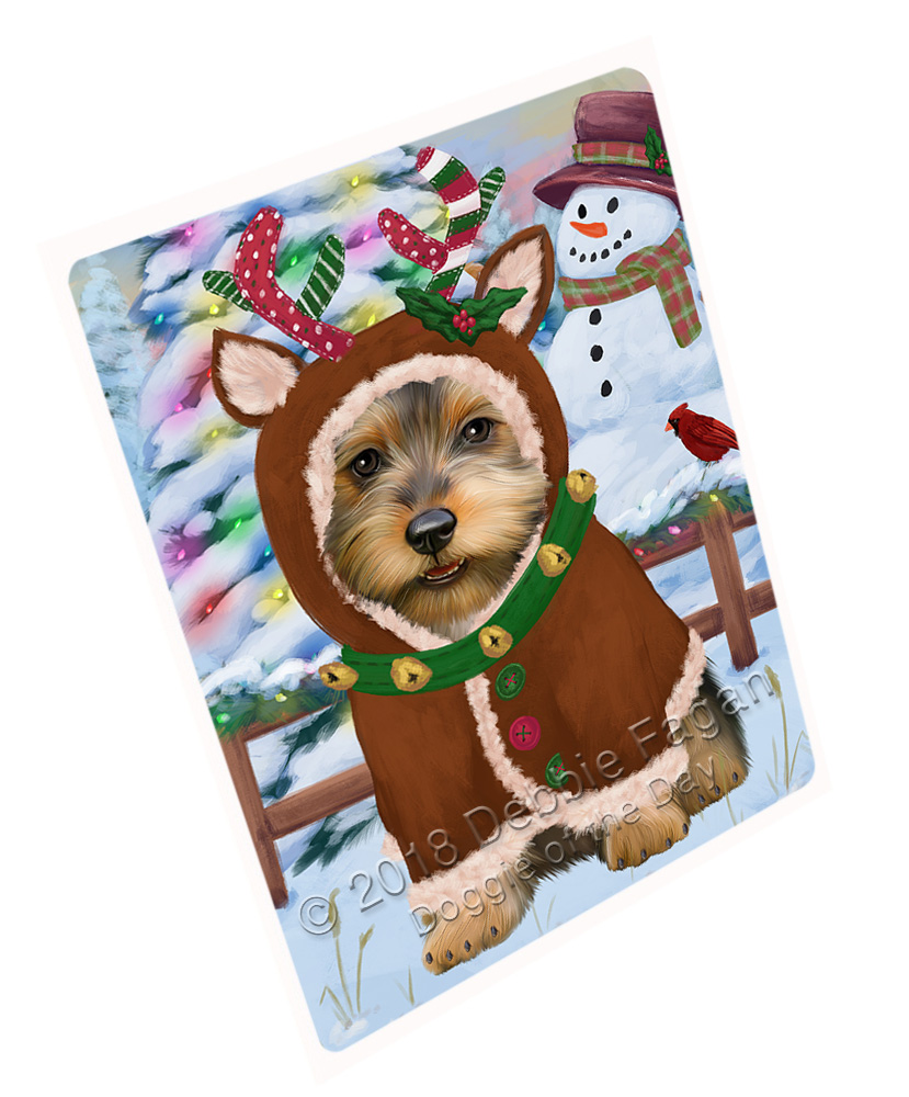 Christmas Gingerbread Reindeer Dog Cat Pet Photo Sherpa Fleece Blanket ...