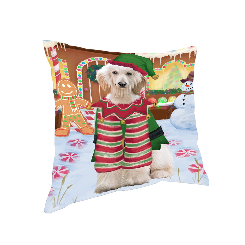 Christmas Gingerbread Elf Dog Cat Pet Photo Throw Decorative Travel ...