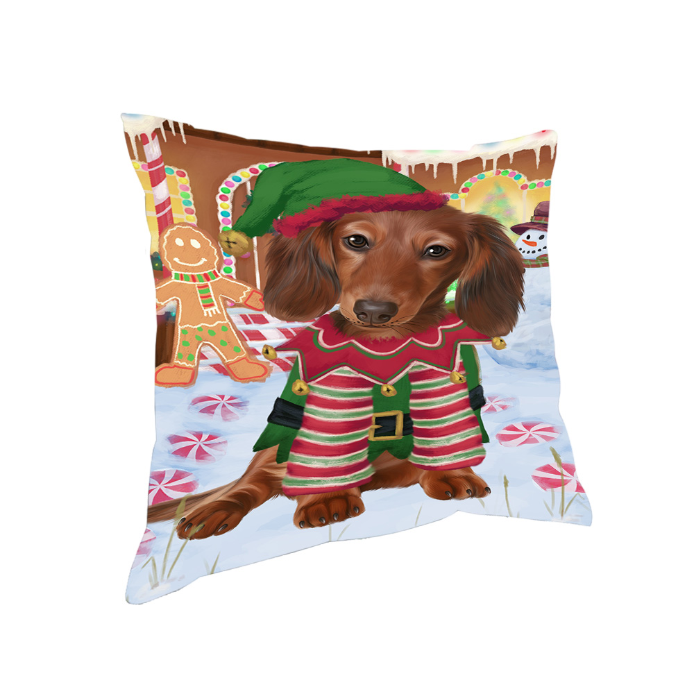 Christmas Gingerbread Elf Dog Cat Pet Photo Throw Decorative Travel ...