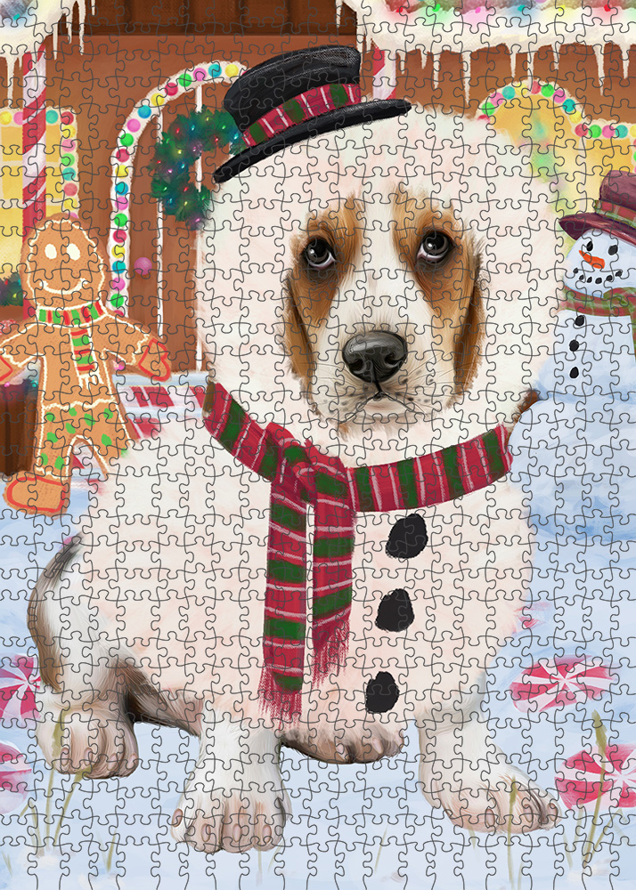 Christmas Gingerbread Snowman Dog Cat Pet Photo Jigsaw Puzzle Games for ...