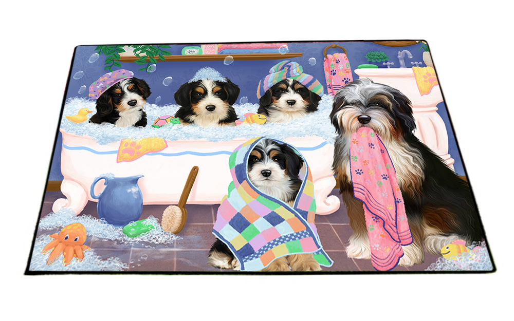 Bernedoodle Dog Floor Mat Personalized Pet Door Mat Valentine Day NWT ...
