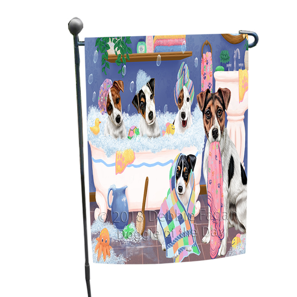 Jack Russell Dogs Garden Flag Personalized Double Sided Many Designs ...