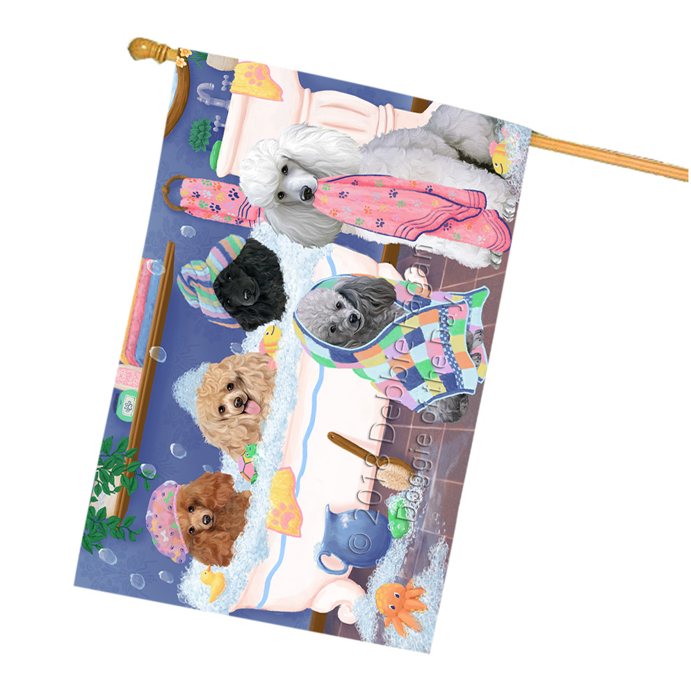 Poodle Dog House Flag Holiday Double Sided 28"x40" Many Designs NWT NEW ...