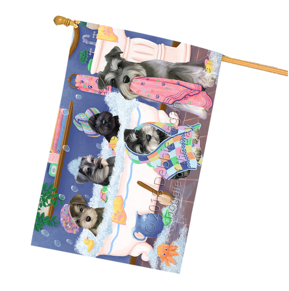 Schnauzer Dog House Flag Holiday Double Sided 28"x40" Many Designs NWT ...