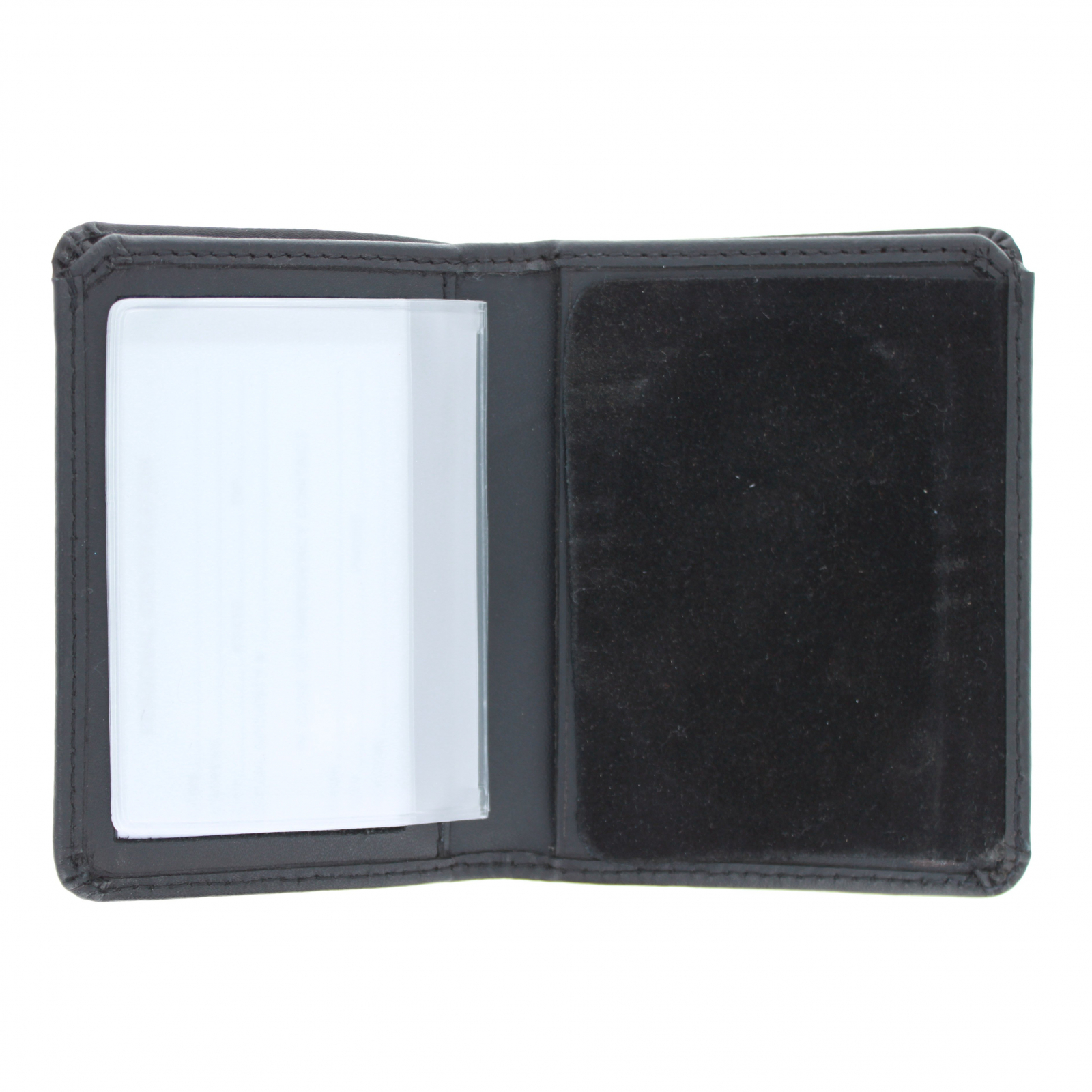 100 Genuine Leather Universal Law Enforcement Badge Holder Wallet Case ...