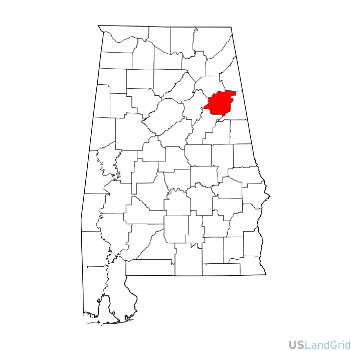 Calhoun County, Alabama Parcel Data | GIS Parcel Boundaries | USLandGrid