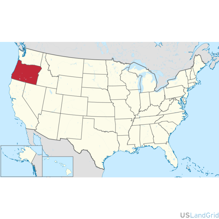Oregon Land Grid - Townships / Sections / Lots / Quarters / Surveys