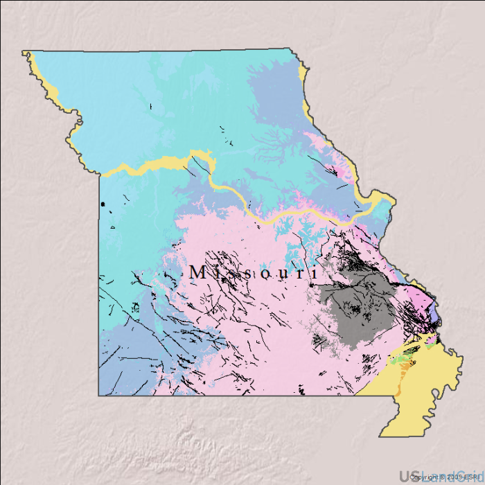 Missouri Geology and Faults
