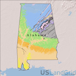 Alabama Geology and Faults