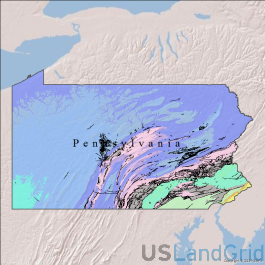 Pennsylvania Geology and Faults