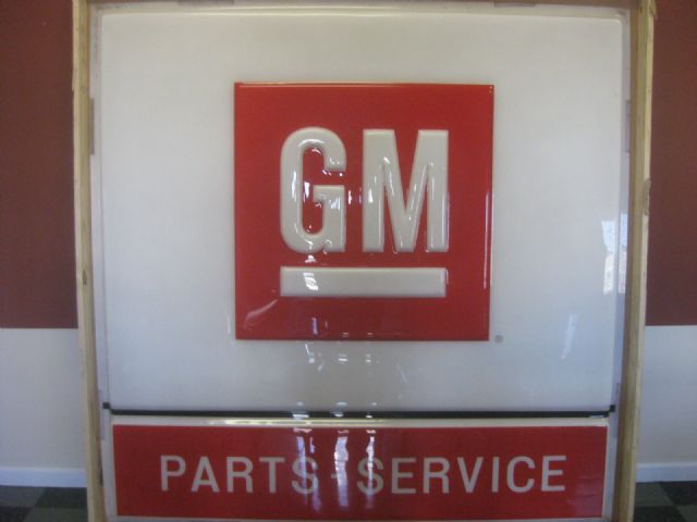 Vintage GM Parts & Service sign - Springfield, Illinois