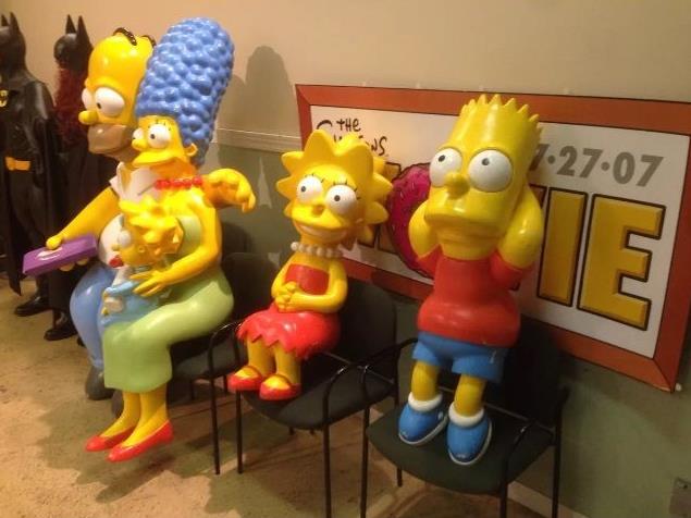 Life Size The Simpsons Statues - Aurora, Illinois