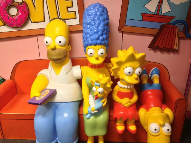 Life Size The Simpsons Theater Display - Aurora, Illinois