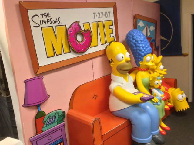Life Size The Simpsons Theater Display - Aurora, Illinois