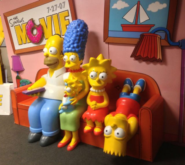 Life Size The Simpsons Theater Display - Aurora, Illinois