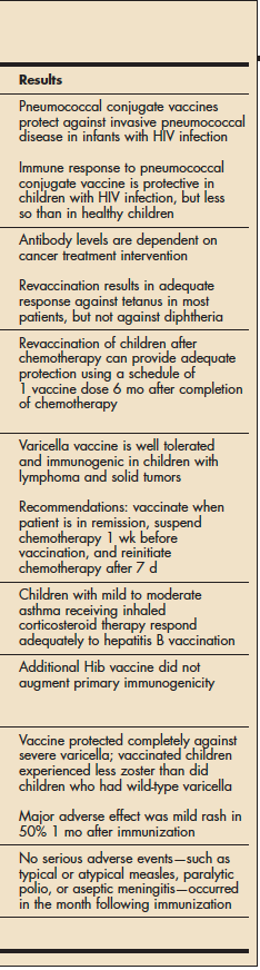 Vaccinating the Immunocompromised Child | Consultant360