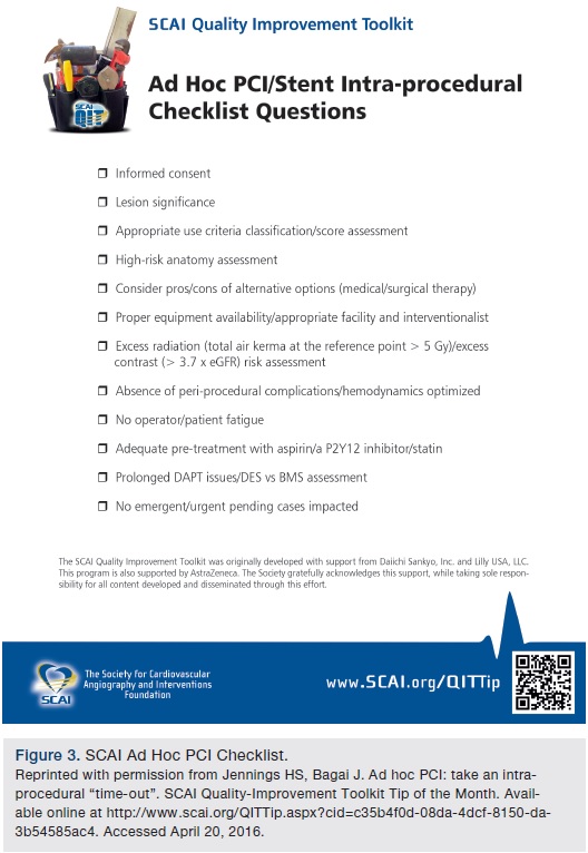 Patient Safety in the Cath Lab: Take a Time-Out, Part I of III