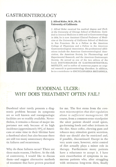 How Times Have Changed: Duodenal Ulcer