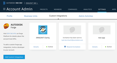 BIM360 Authorization