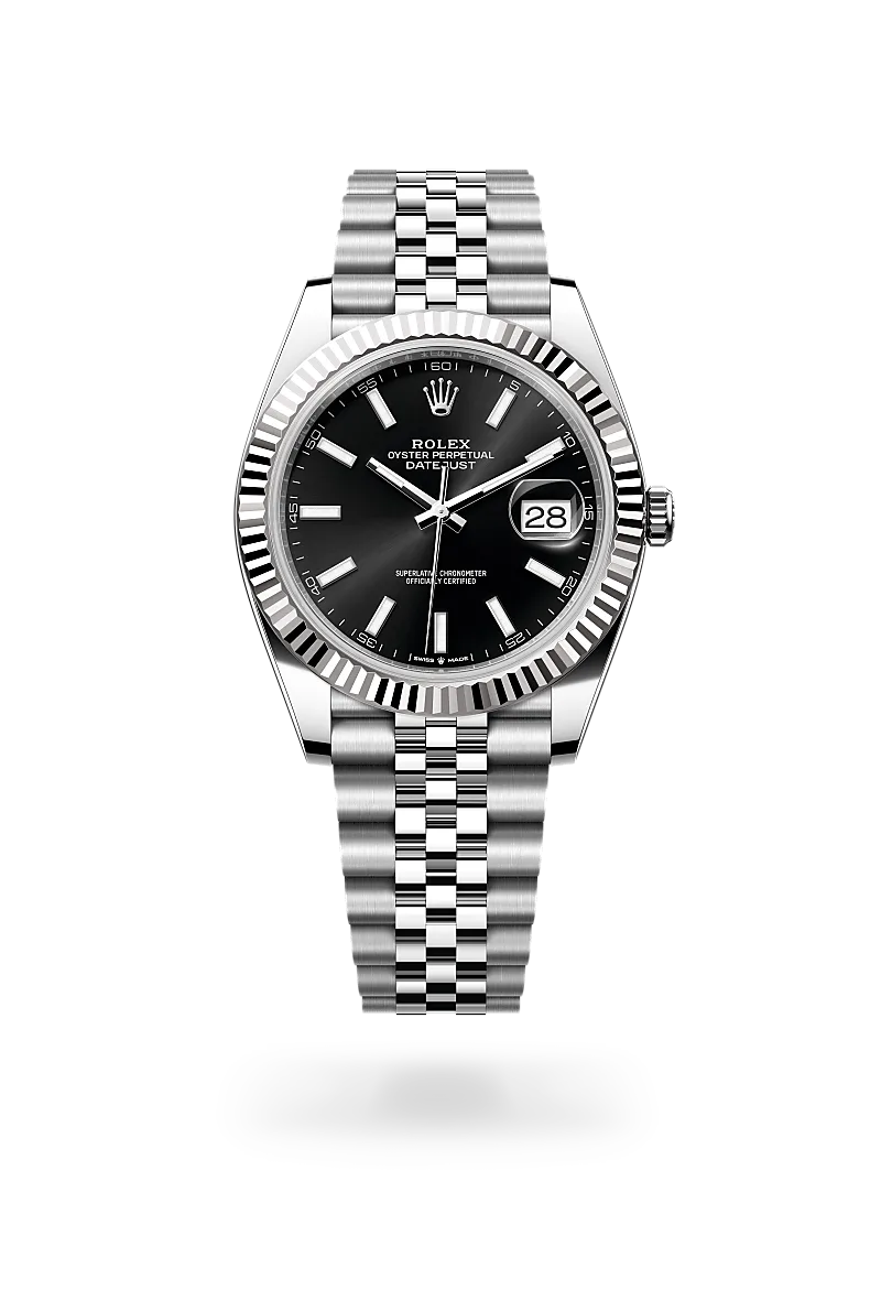 Rolex Datejust 41 White Gold Rolesor Oystersteel, M126334-0018