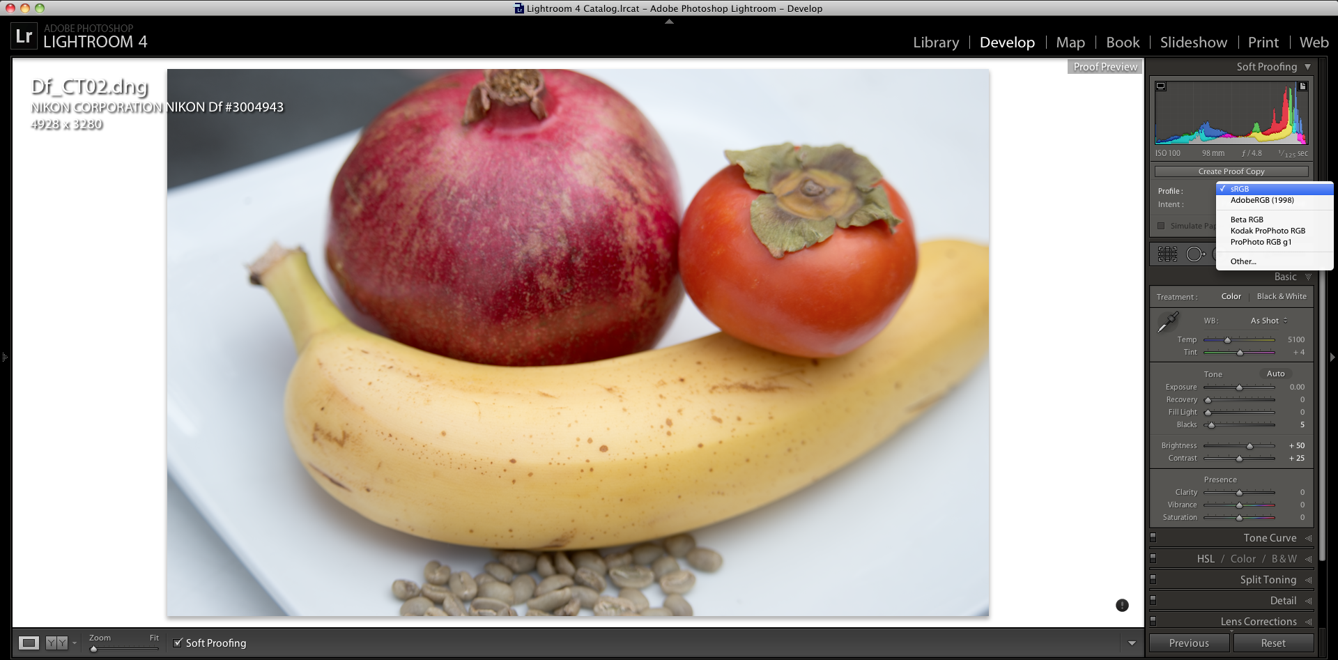 sRGB vs Adobe RGB vs ProPhoto RGB