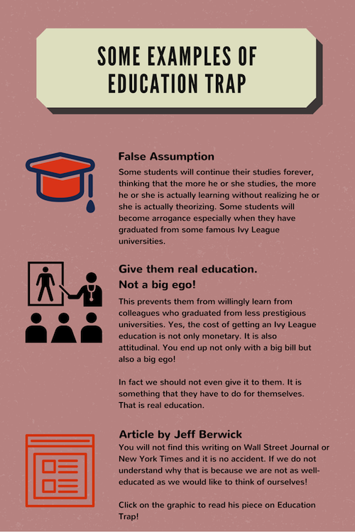 Are You Stuck In Education Trap? – KCLau.com