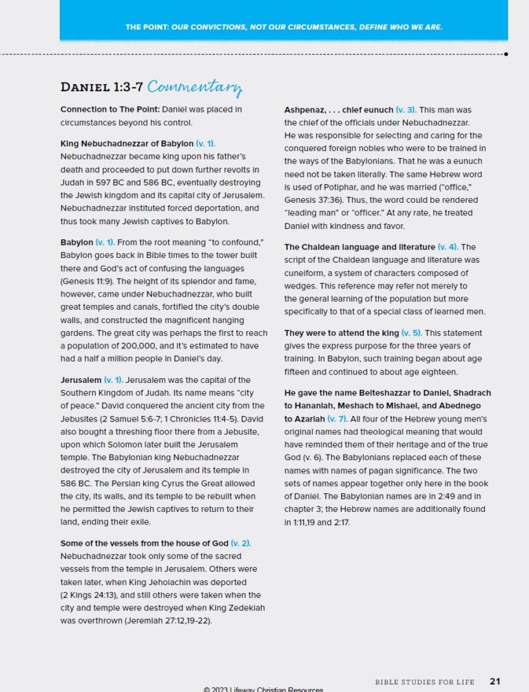 Enhancing the Daily Discipleship Guide - Bible Studies for Life